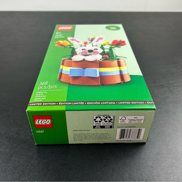 Lego | Toys | Lego 4587 Easter Basket With Bunny And Flowers 368 Pieces ...